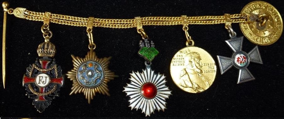 Imperial Germany Miniature Groups with Japanese Orders and Medals ...