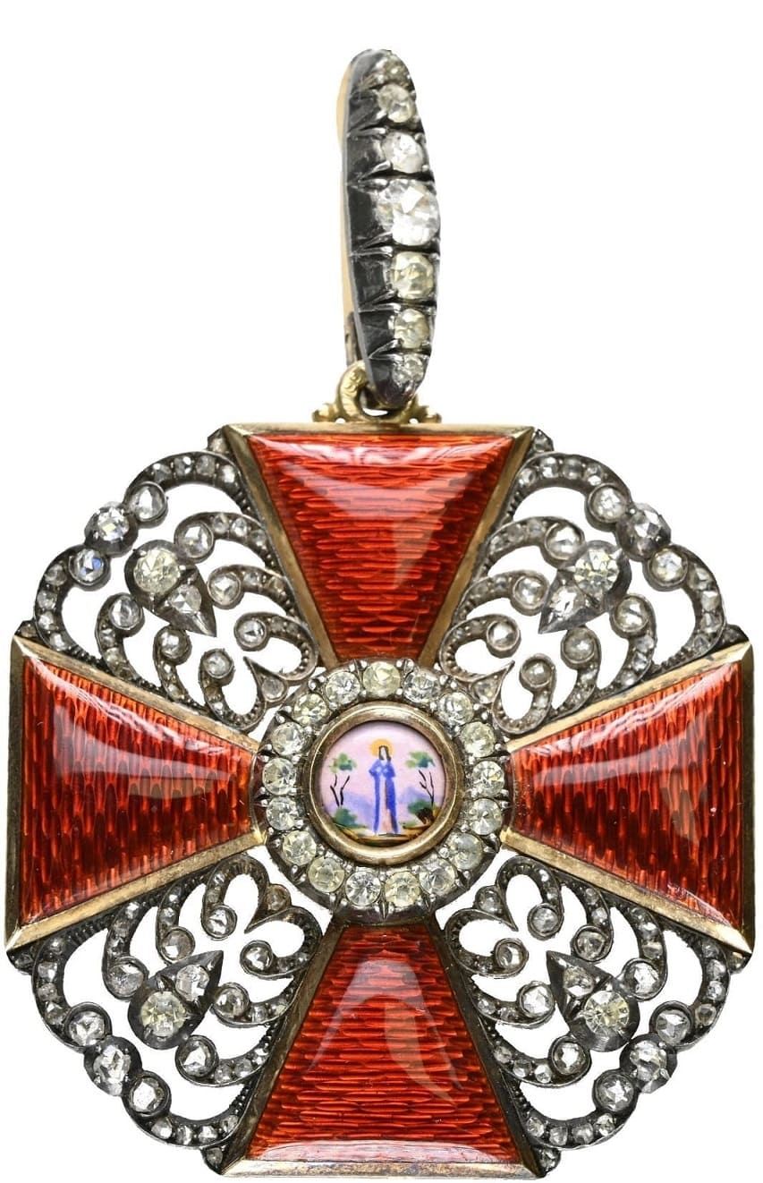 Orders of Saint Anna with Diamonds made by Karl Blank workshop /CB ...
