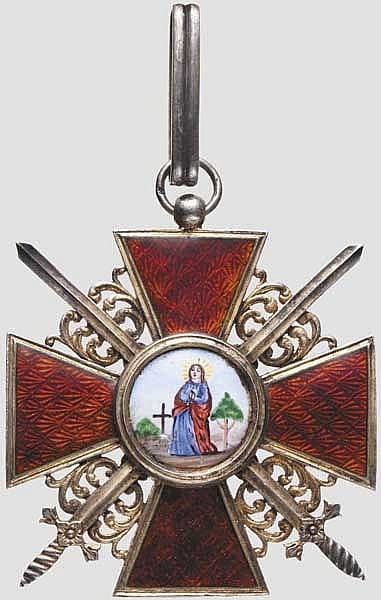 Orders of Saint Anna made by Chobillion, Paris | Medals of Asia