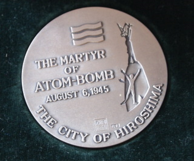The Martyr of Atom Bomb Table Medal | Medals of Asia