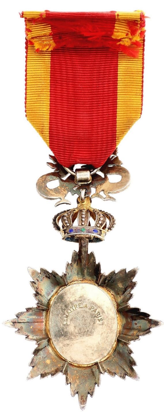 Orders of the Dragon of Annam made by Lemaitre, Paris | Medals of Asia