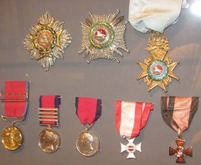 4th class Order of Saint Vladimir awarded to Lieutenant-colonel James ...