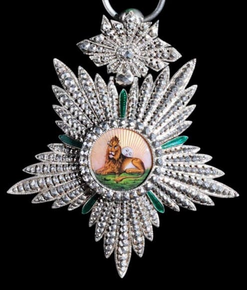 Orders of the Lion and Sun made by Lemaitre, Paris | Medals of Asia