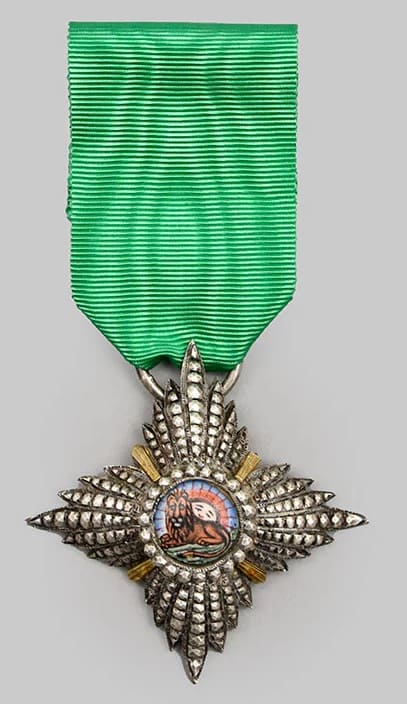 Orders of the Lion and Sun made by Boullanger, Paris | Medals of Asia