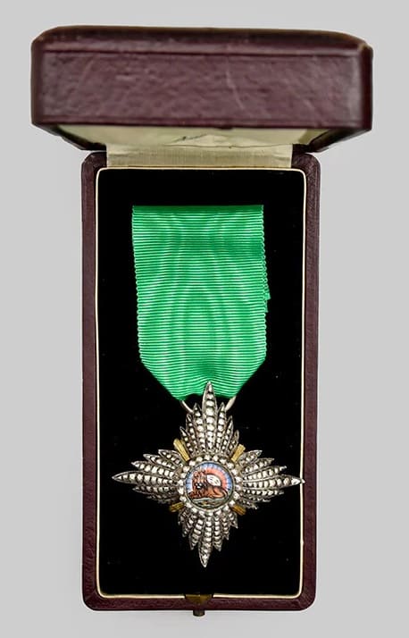 Orders of the Lion and Sun made by Boullanger, Paris | Medals of Asia