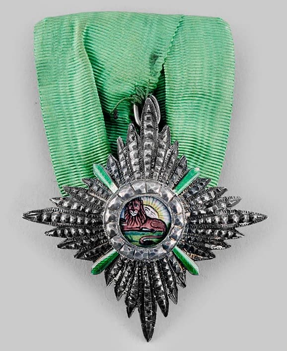 Orders of the Lion and Sun made by Boullanger, Paris | Medals of Asia