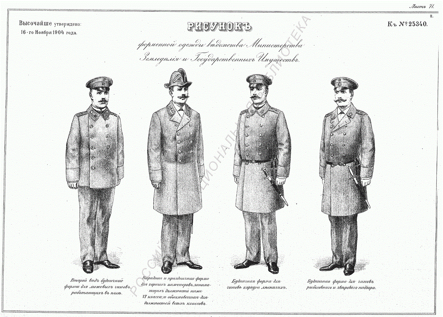 Insignia and Ranks of the Foresters' Corps and Forestry Department of ...