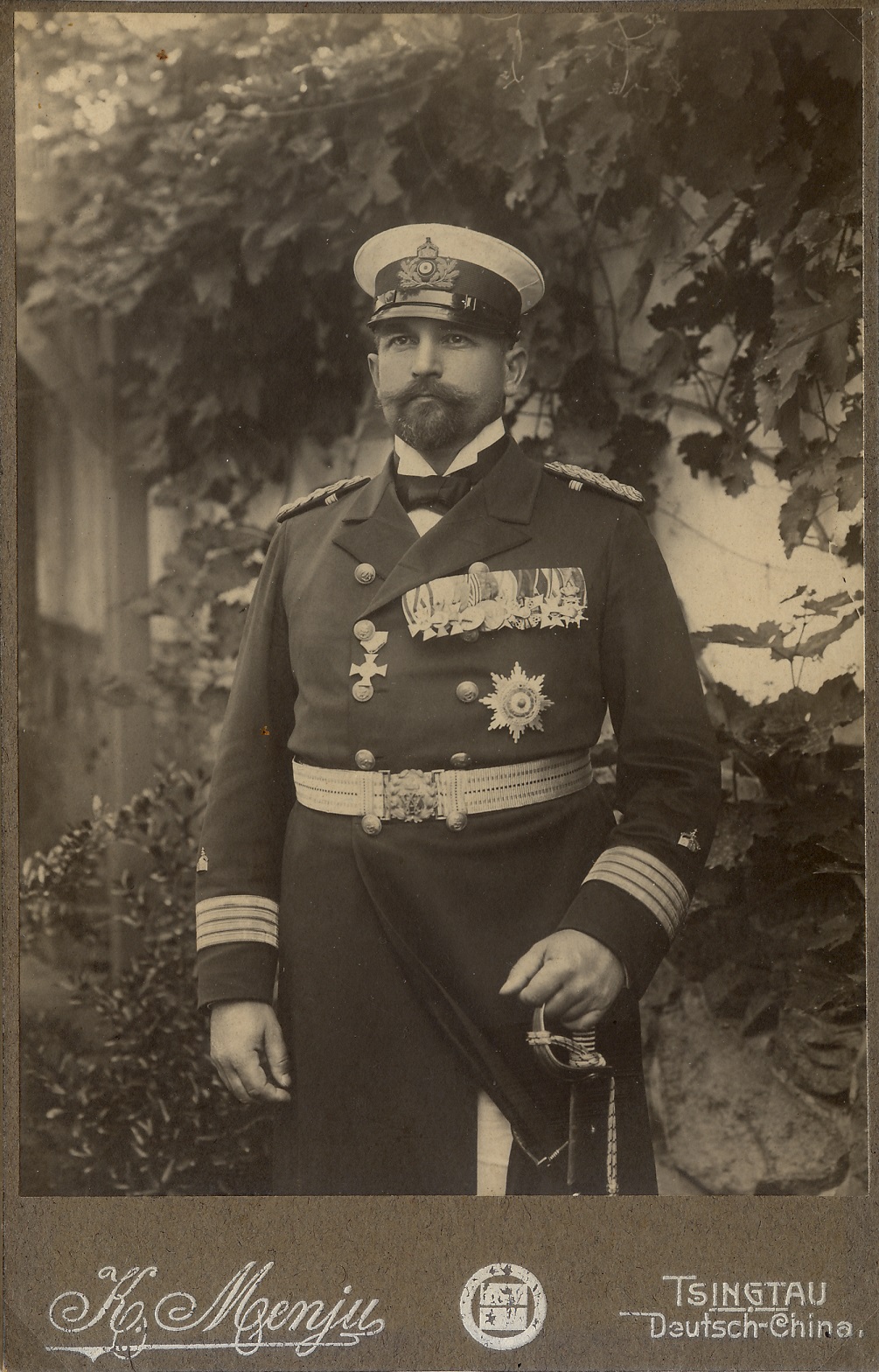 Аdmiral Felix Funke with the Order of Double Dragon | Medals of Asia