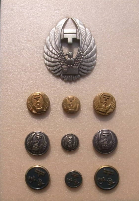Japanese Postal Hat Badges/郵便局帽章 | Medals of Asia