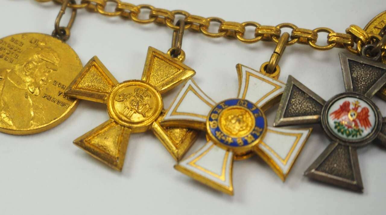 Imperial Germany Miniature Groups with Japanese Orders and Medals ...