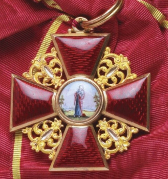 1st class Orders of Saint Anna made by Immanuel Pannasch /IP/ workshop ...