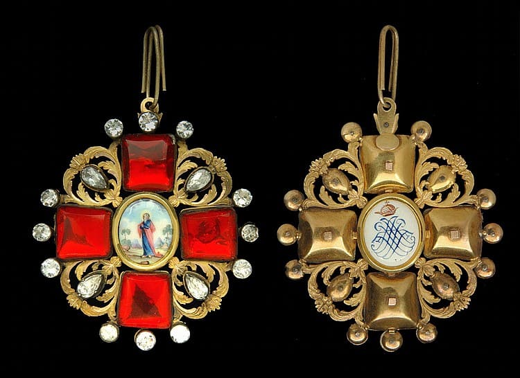 Orders of Saint Anna of "Holstein" type made by Afanasy Panov /A•P ...