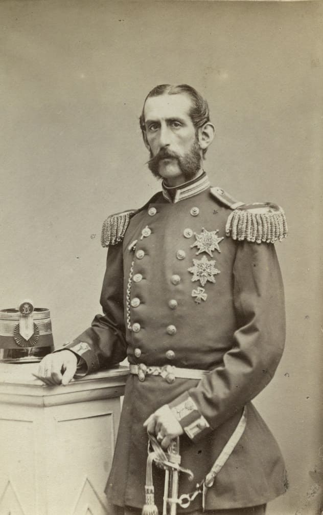 Order of Saint Andrew awarded in 1865 to Prince August, Duke of Dalarna ...