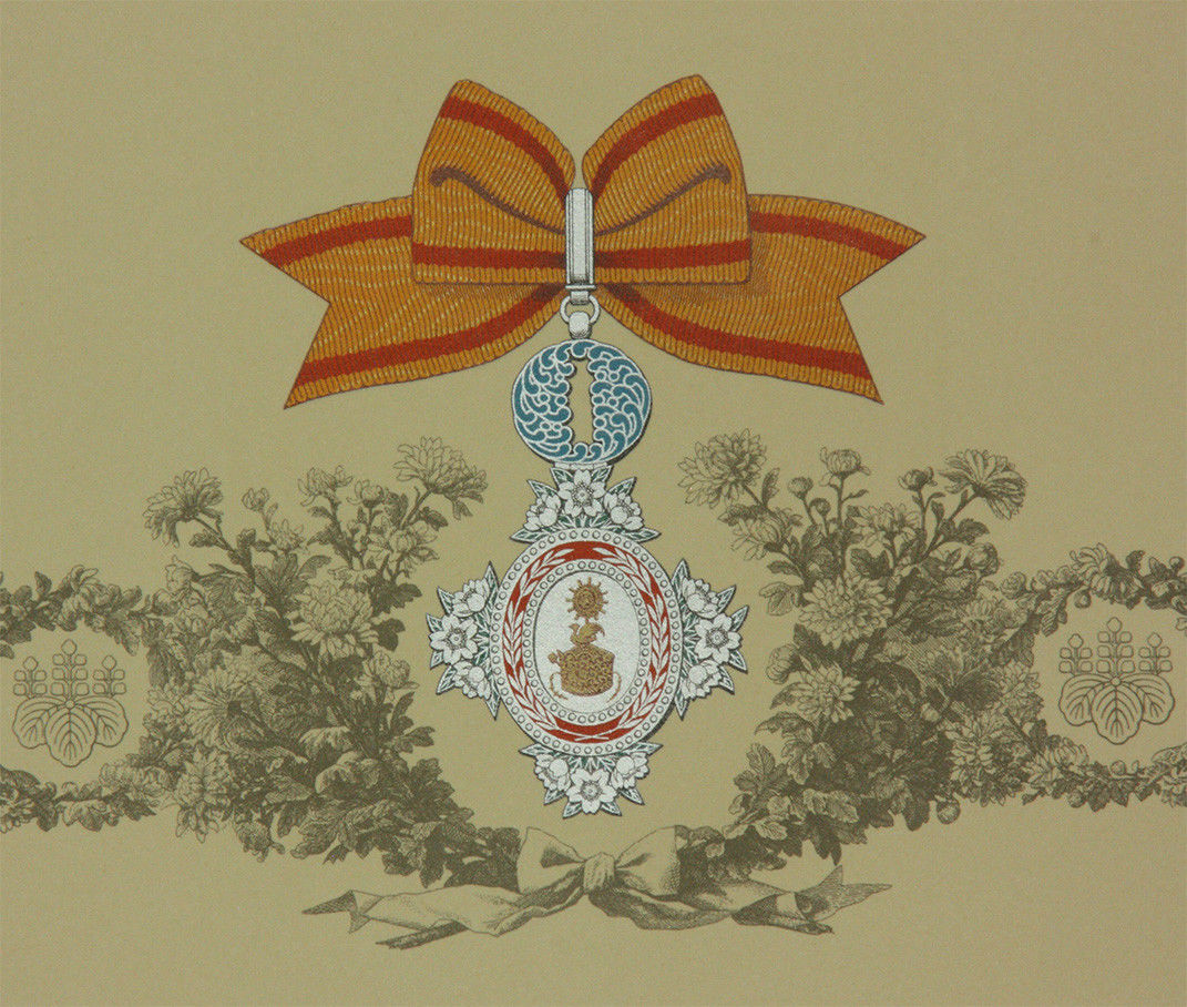 6th Class Orders of the Precious Crown/勲六等宝冠章 | Medals of Asia