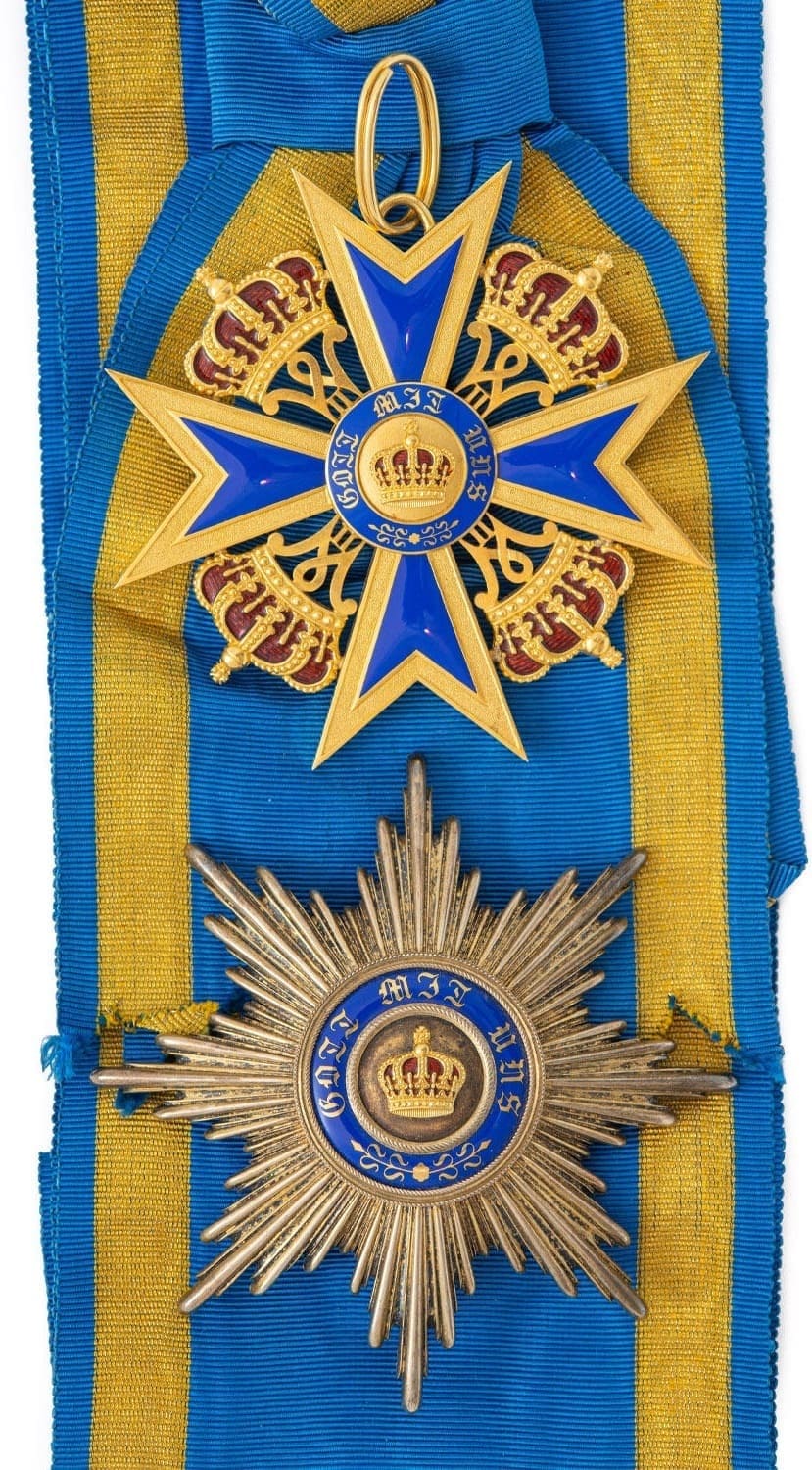 Order of Merit of the Prussian Crown awarded to the Swedish Prime ...