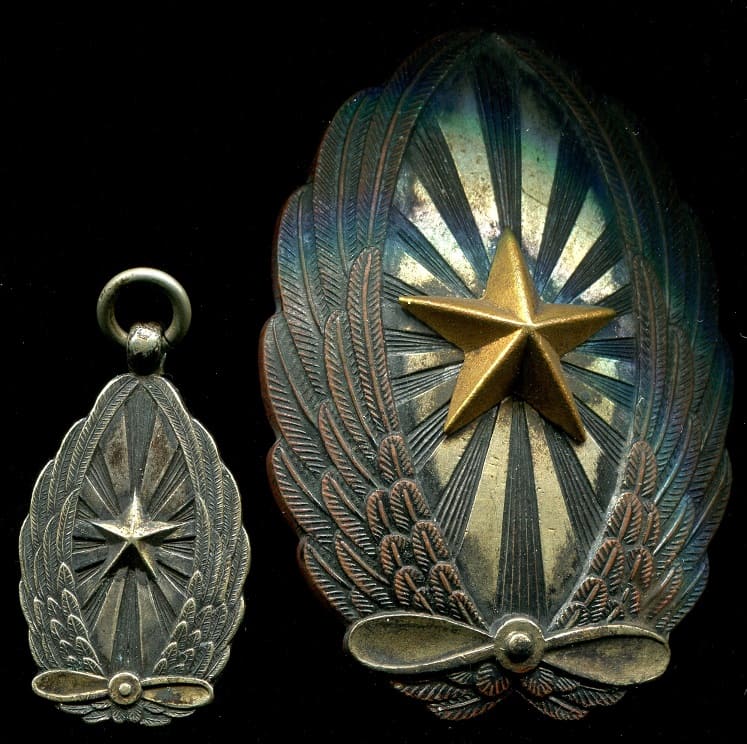 Watch Fobs in the form of Japanese Pilot Badge | Medals of Asia